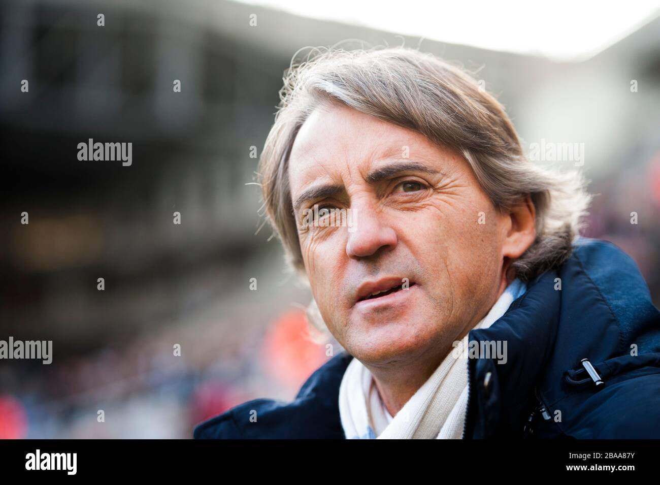 Roberto Mancini, Manchester City manager Stock Photo - Alamy
