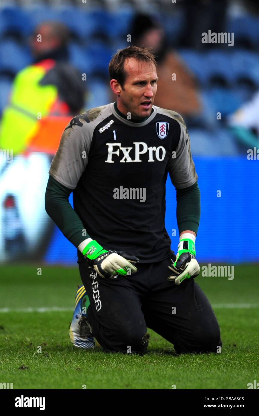 Mark Schwarzer, Fulham goalkeeper Stock Photo - Alamy