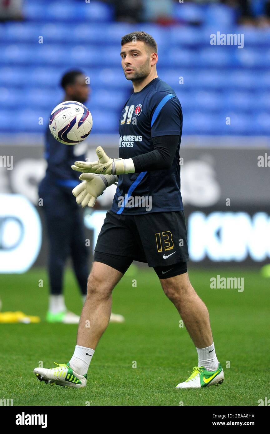 John Sullivan, Charlton Athletic goalkeeper Stock Photo - Alamy