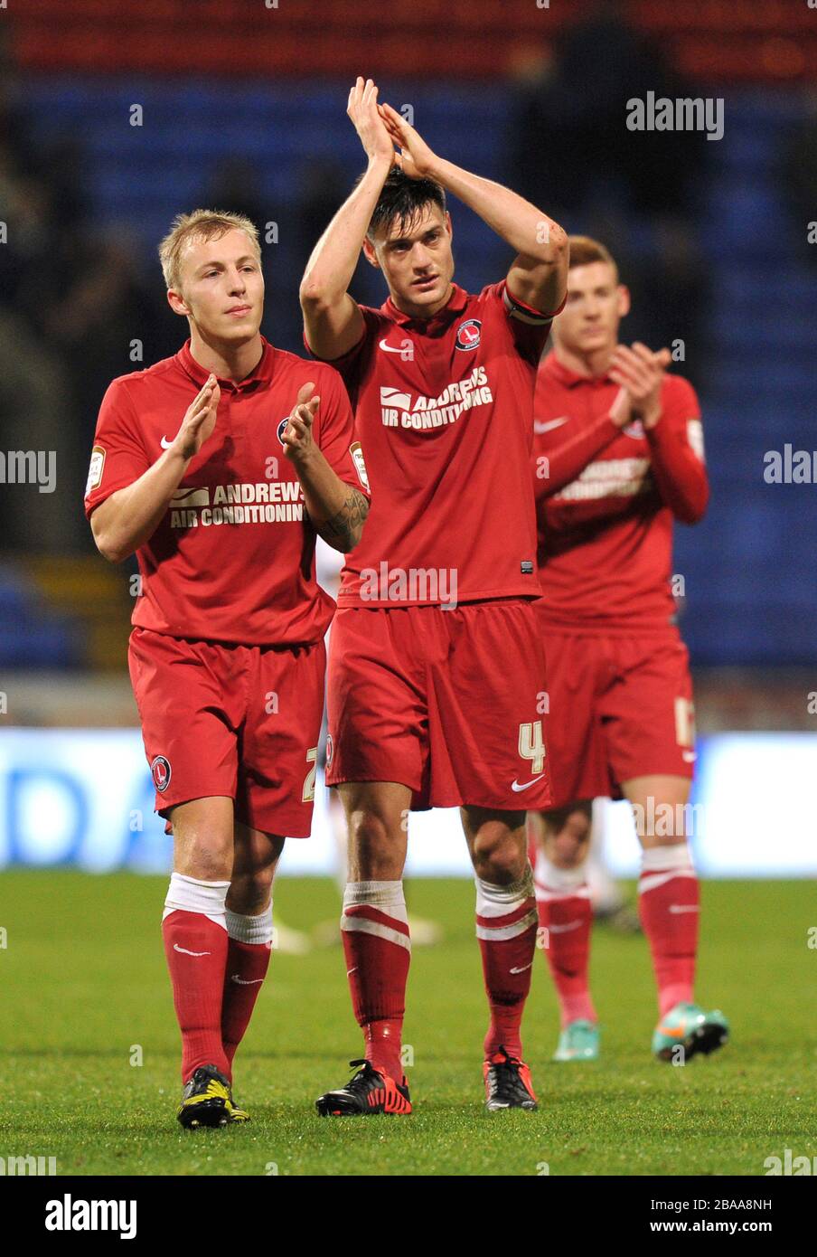 Charlton Athletic's Chris Solly, Johnnie Jackson and Jordan Cook (left ...