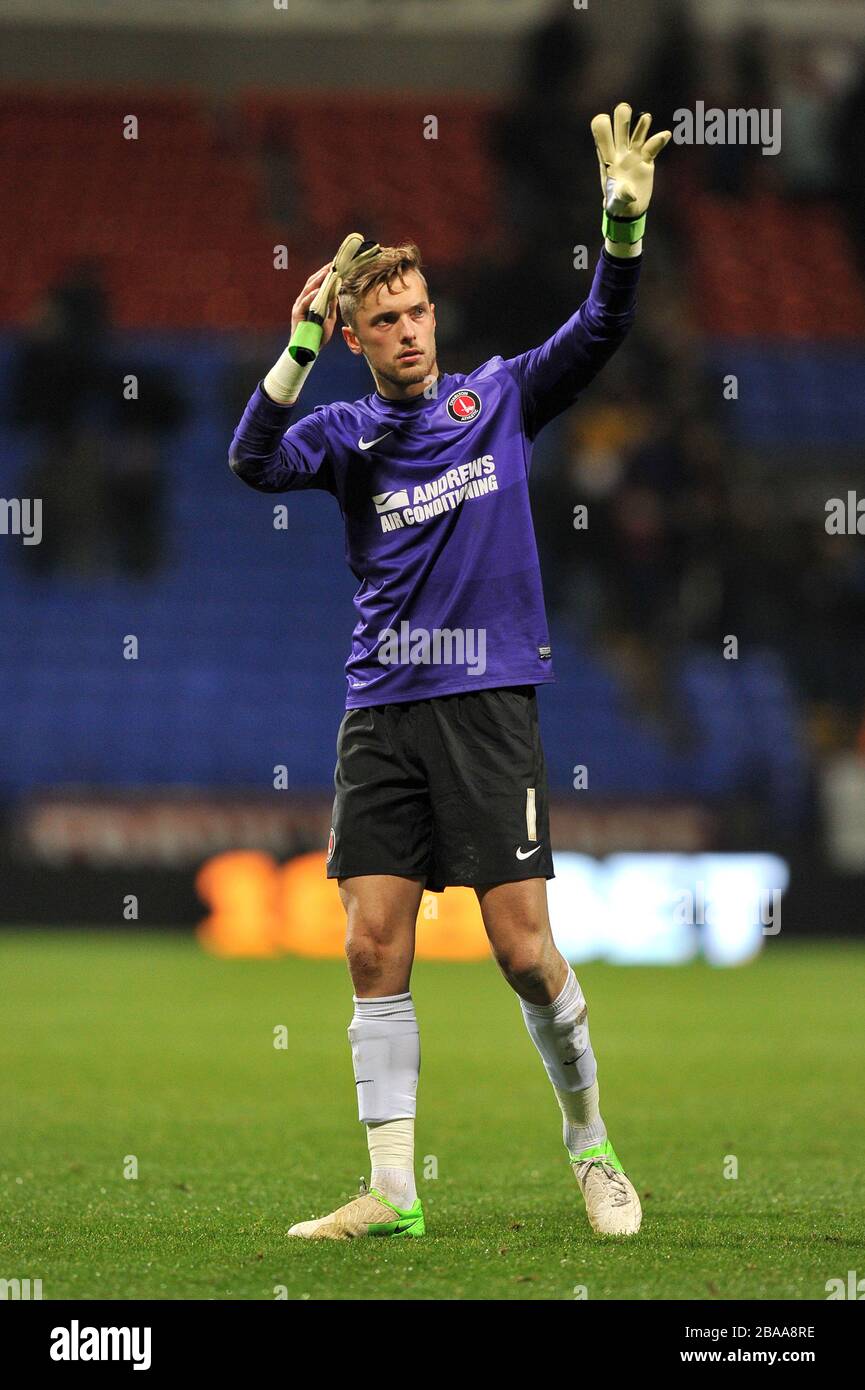 Ben Hamer, Charlton Athletic goalkeeper Stock Photo - Alamy