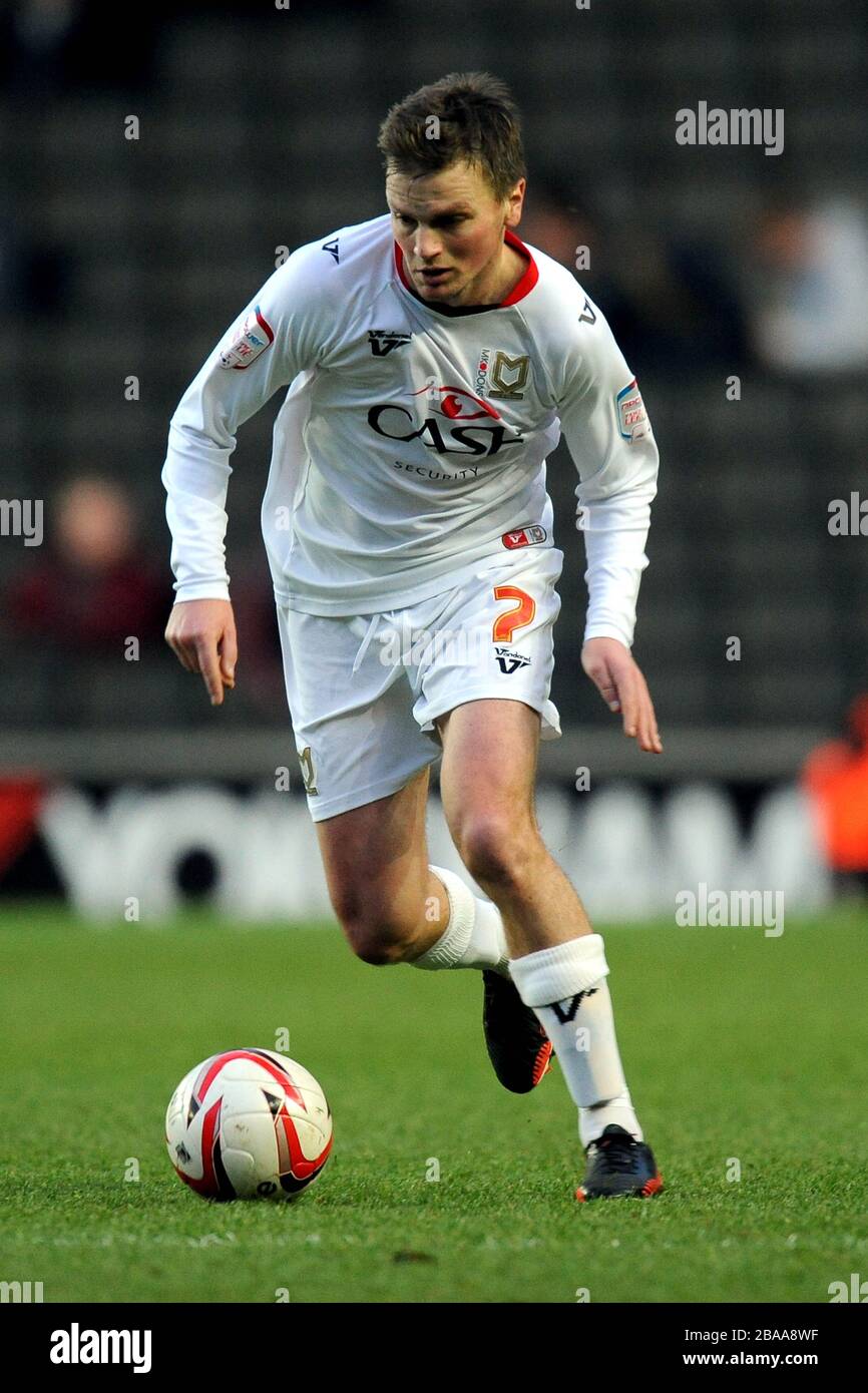 Stephen Gleeson, MK Dons Stock Photo - Alamy