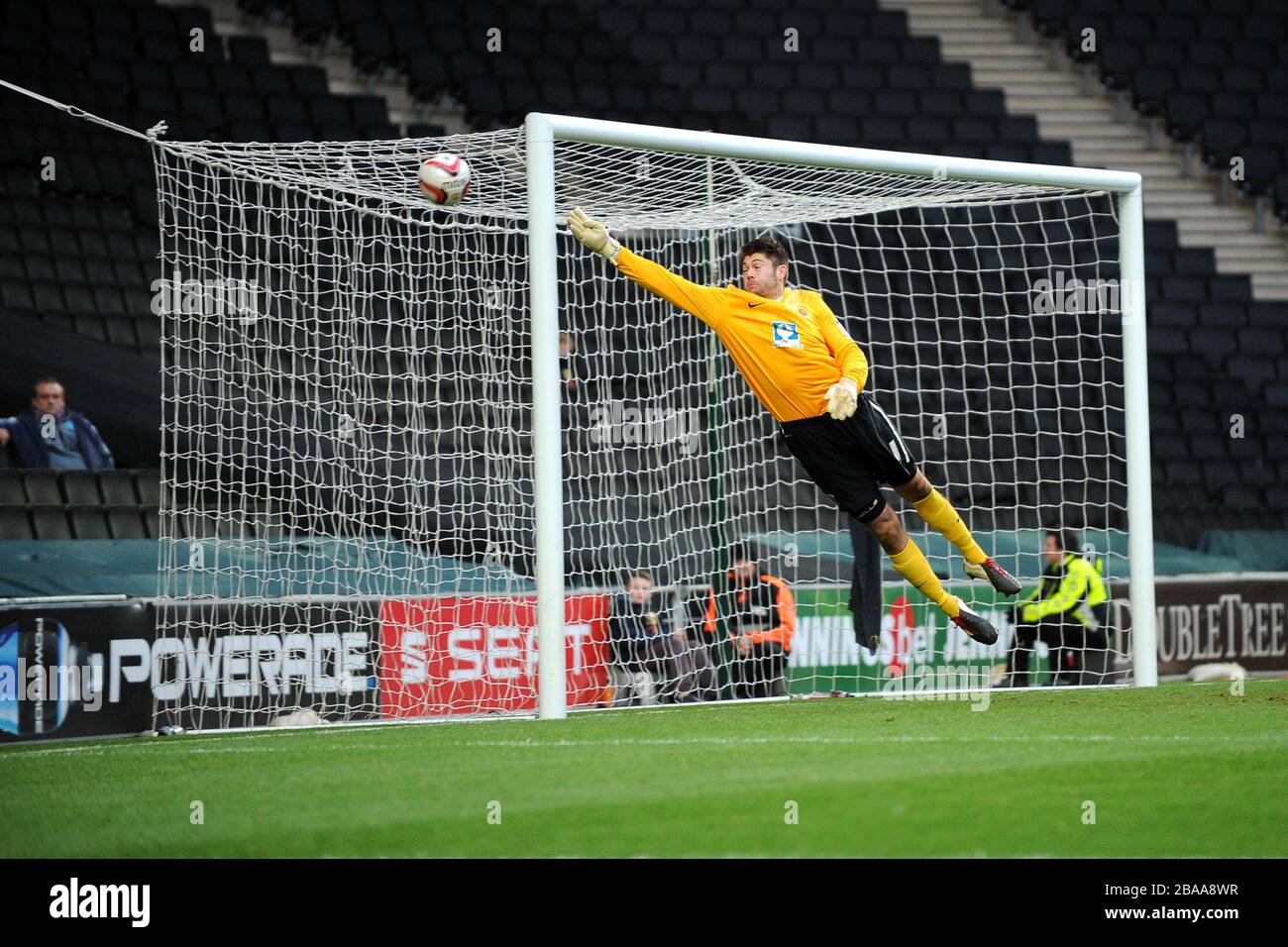 Goalkeeper Scott Flinders, Hartlepool Stock Photo - Alamy