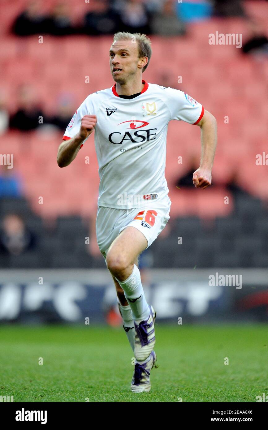 Luke Chadwick, MK Dons Stock Photo - Alamy