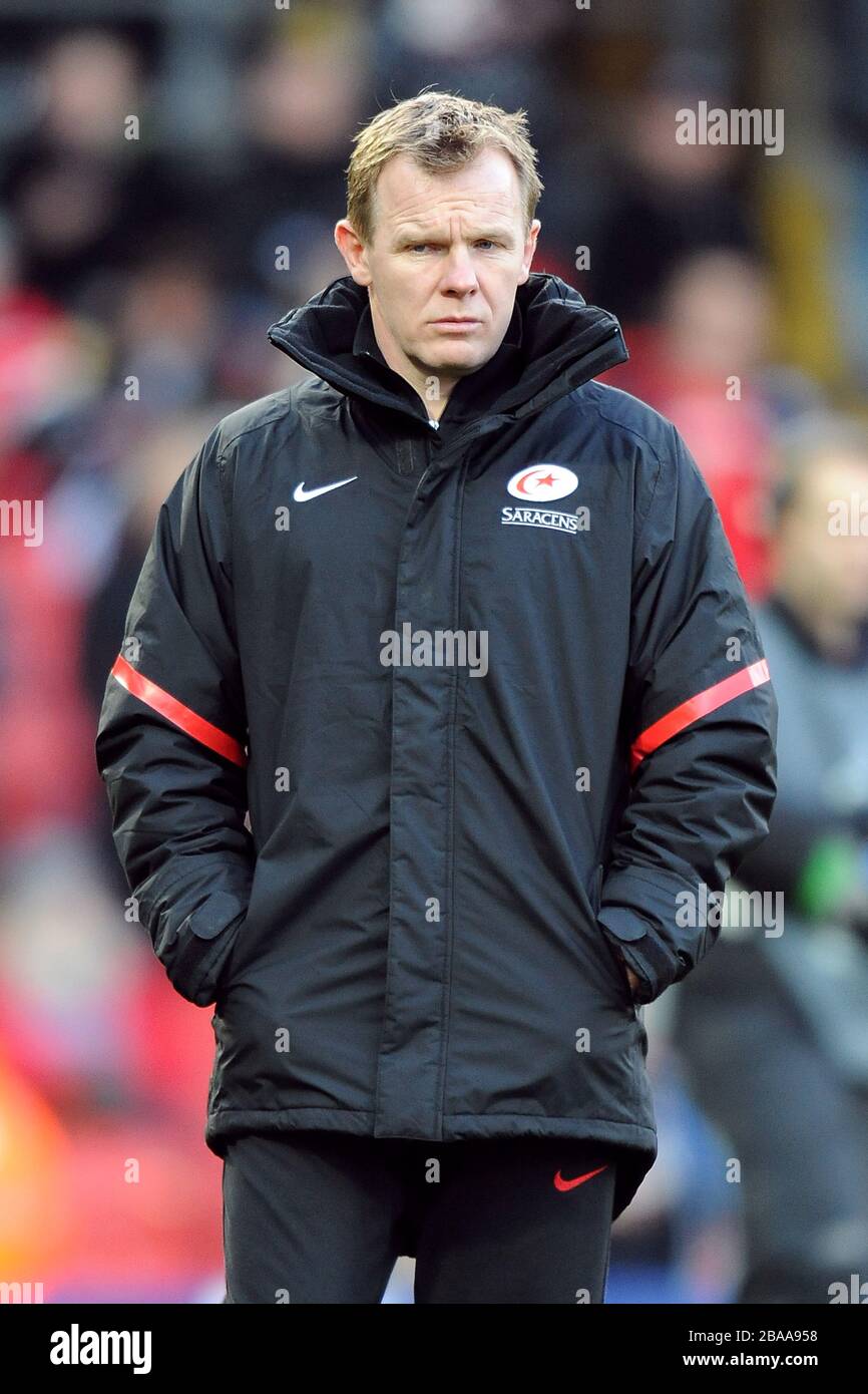 Saracens director of rugby Mark McCall Stock Photo - Alamy