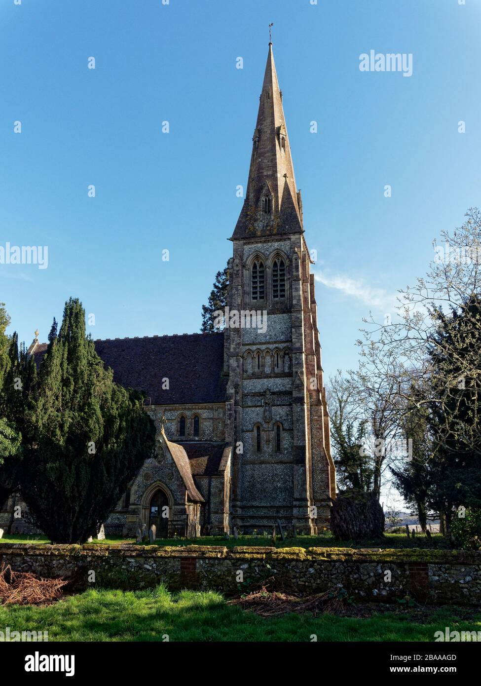 Holy Trinity Church, Privett, Hampshire Stock Photo - Alamy