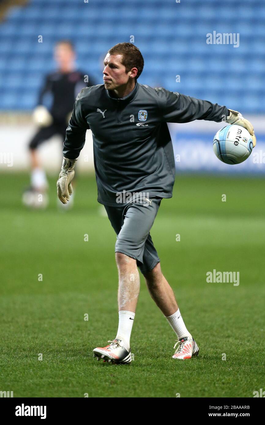 Coventry City goalkeeper Chris Dunne Stock Photo - Alamy