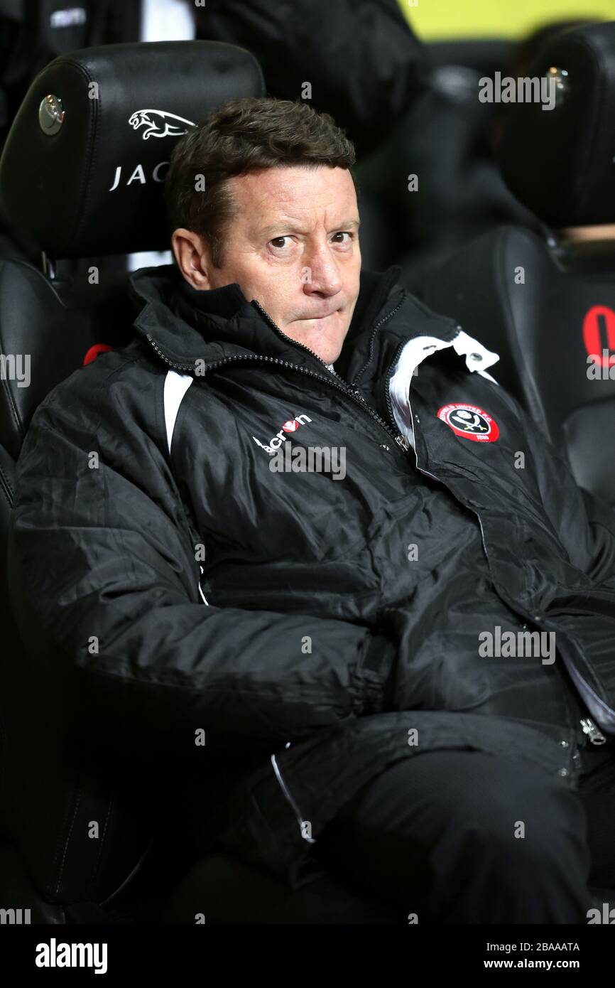 Sheffield United manager Danny Wilson Stock Photo - Alamy