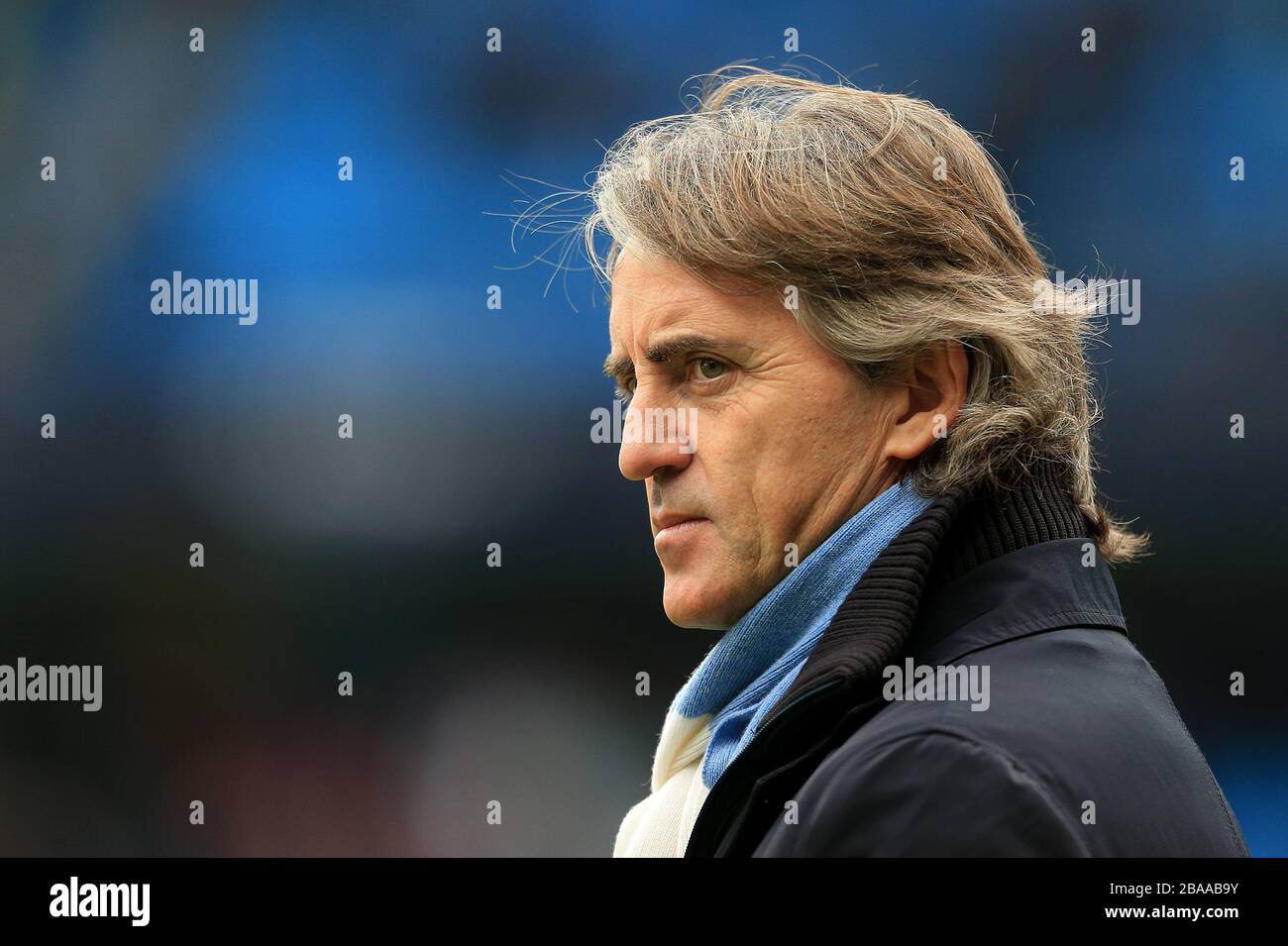 Roberto Mancini, Manchester City manager Stock Photo - Alamy