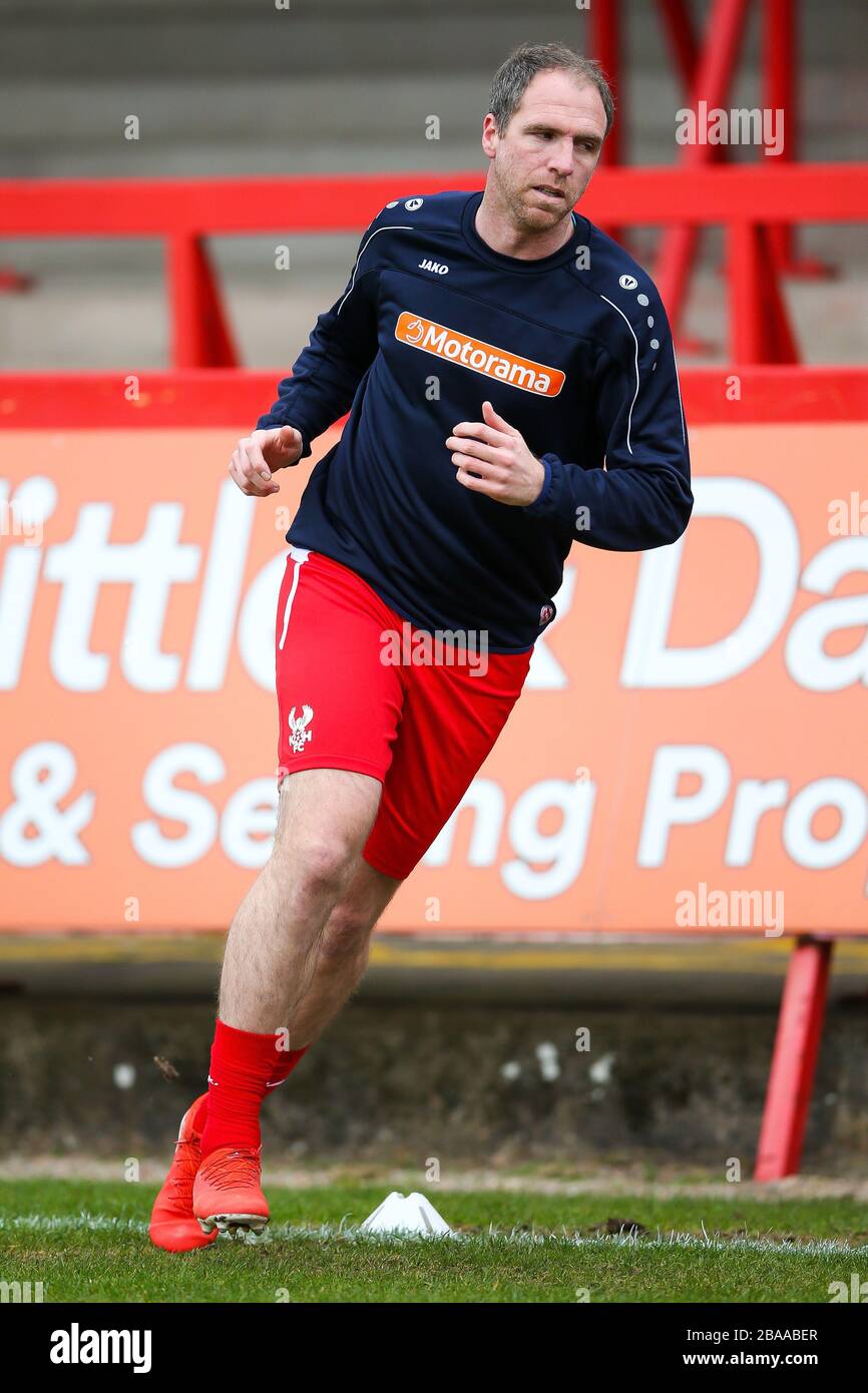 Kidderminster Harriers' Keith Lowe during the National League North ...