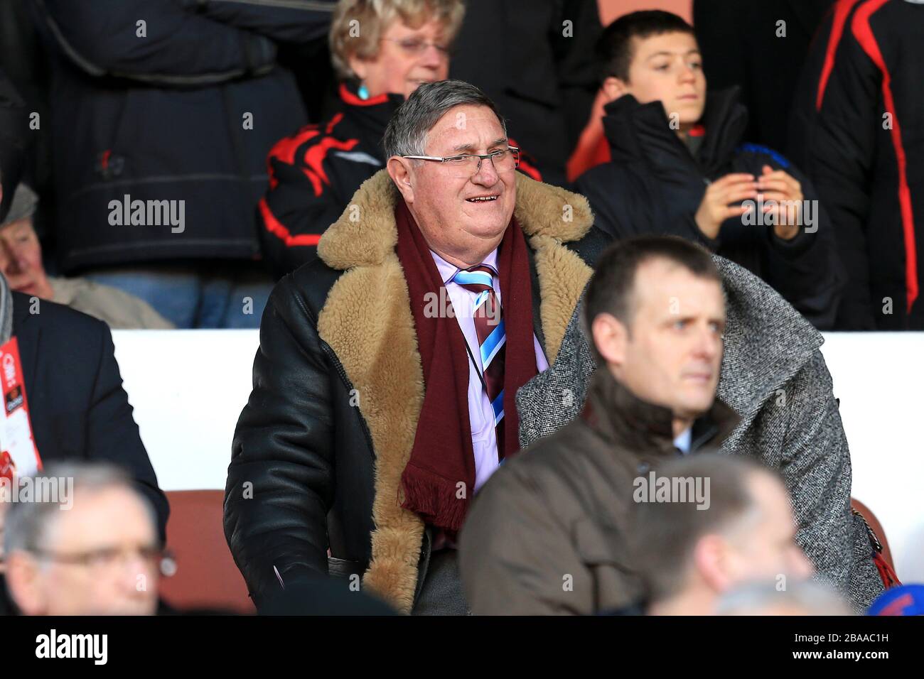 Burnley director clive holt in the stands hi-res stock photography and ...