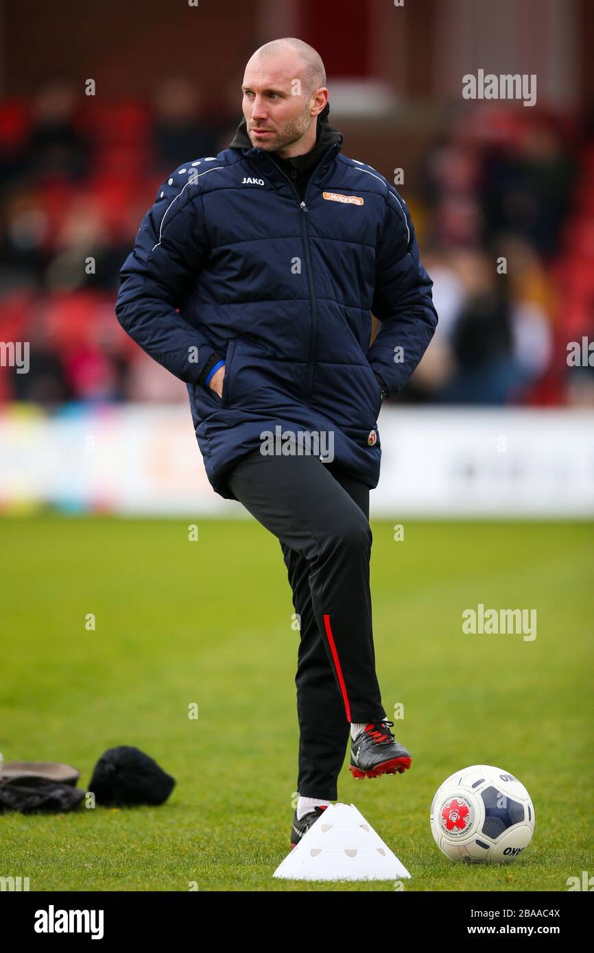 Kidderminster Harriers manager Russ Penn during the National League ...