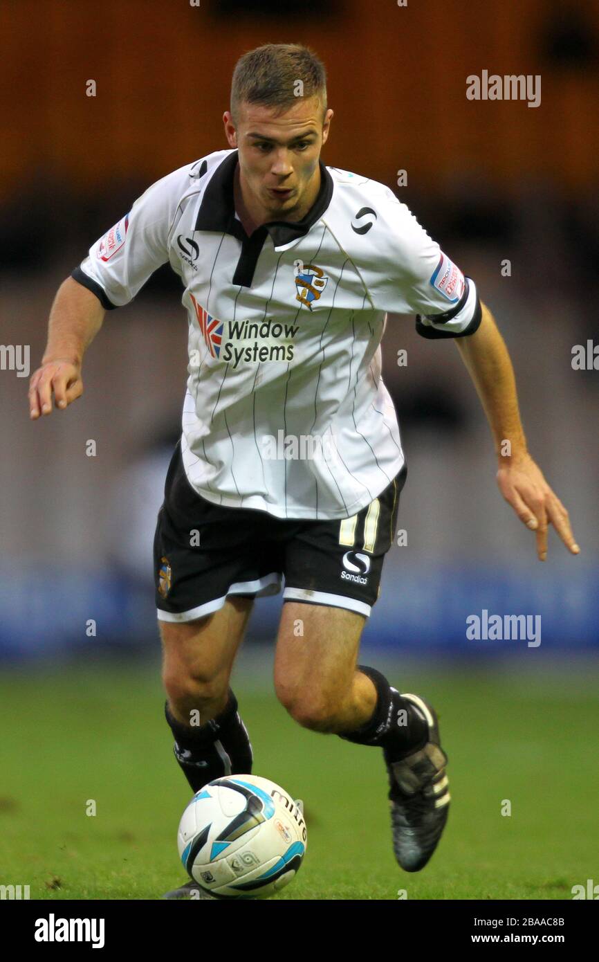 Tom Pope, Port Vale Stock Photo - Alamy