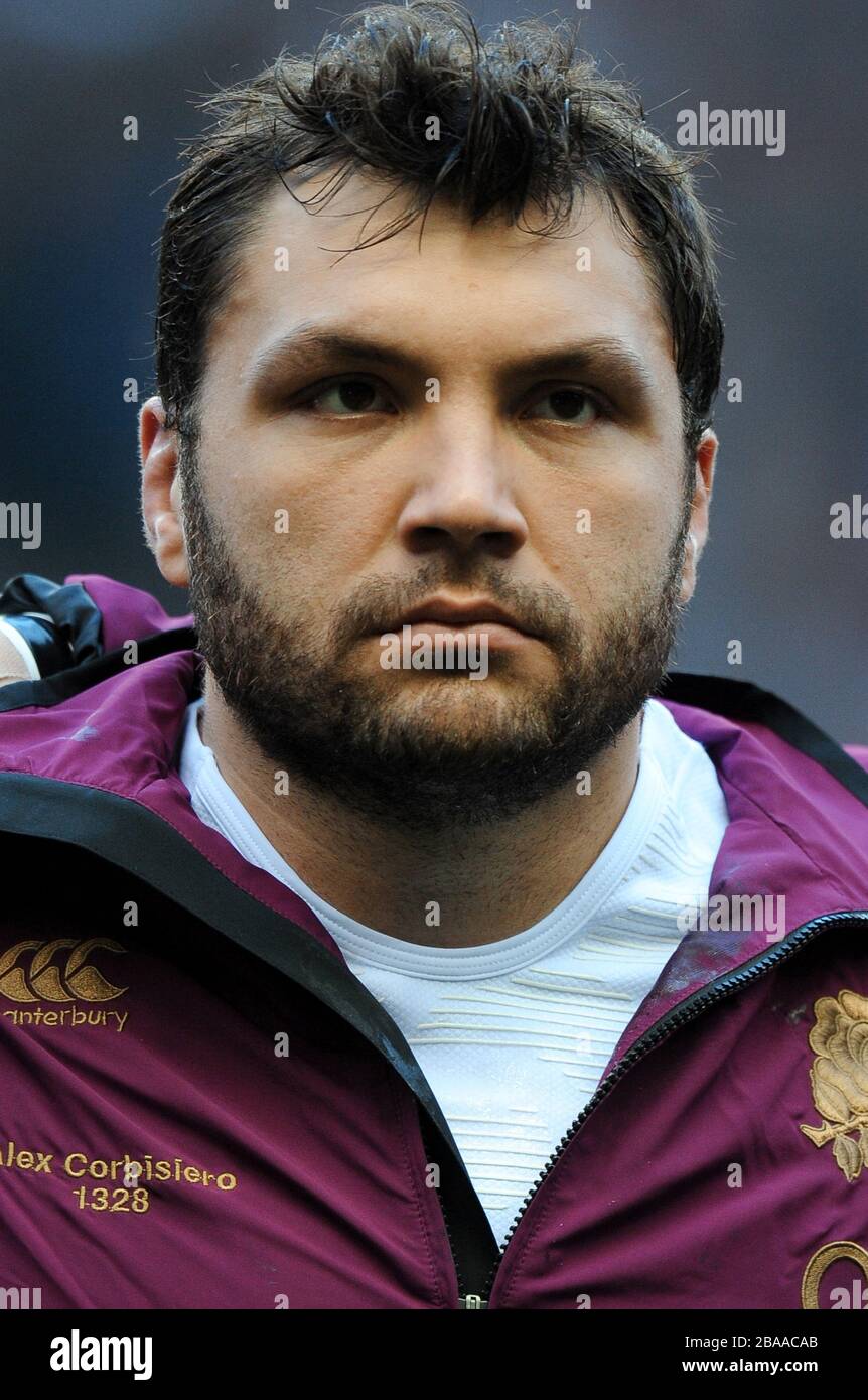 Alex Corbisiero, England Stock Photo - Alamy