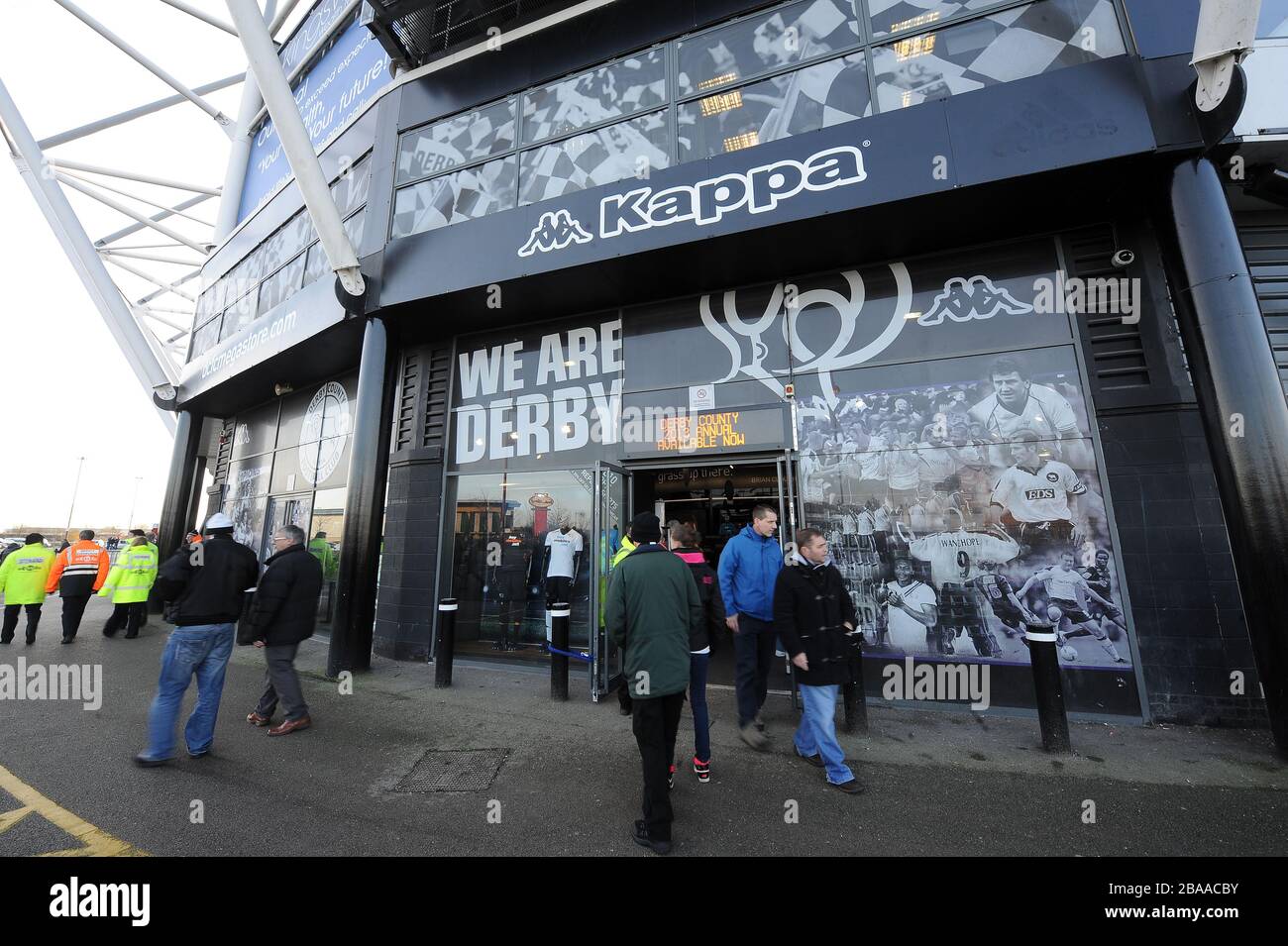 Pride park stadium outside hi-res stock photography and images - Alamy