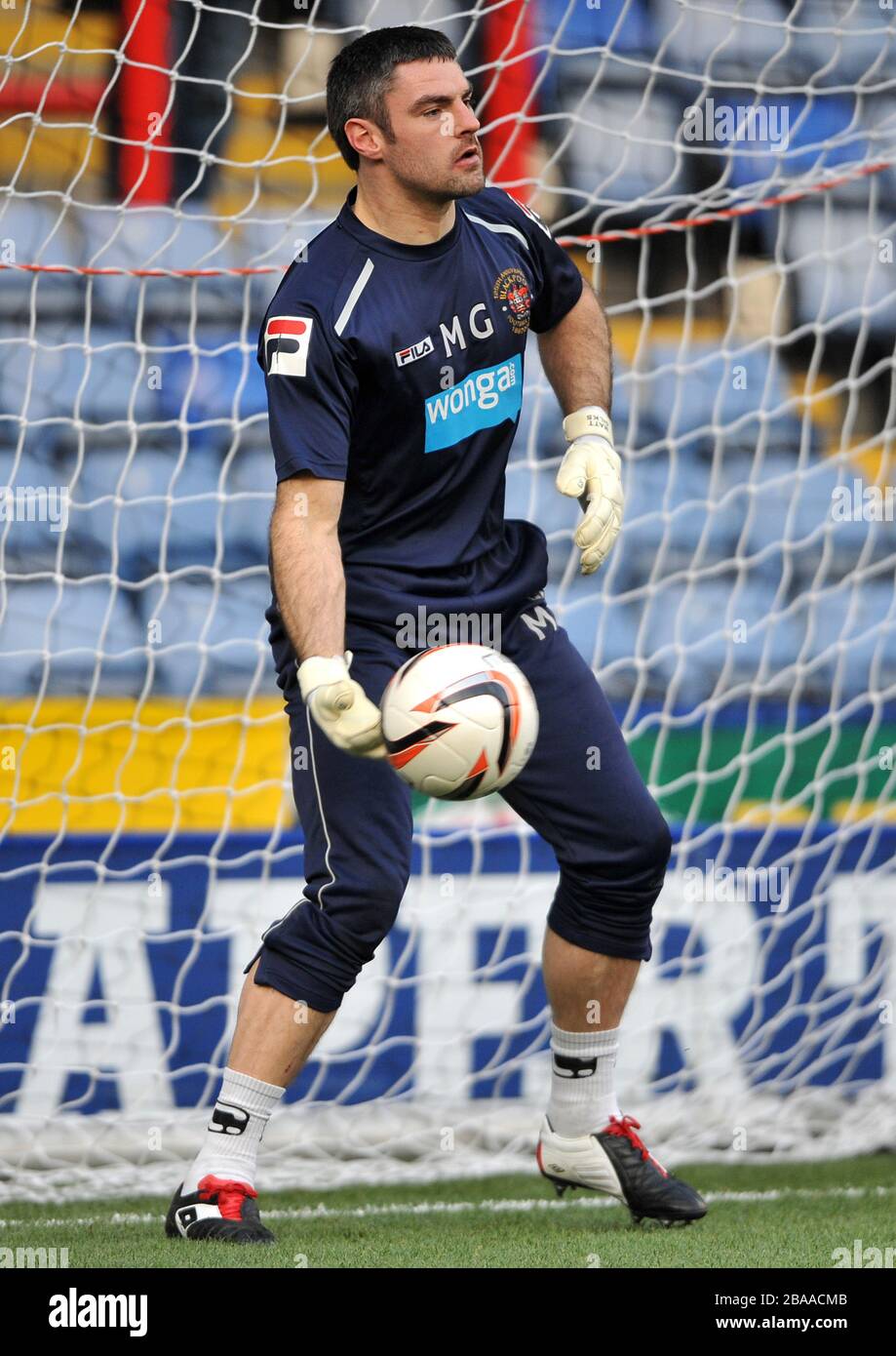 Matt Gilks, Blackpool goalkeeper Stock Photo - Alamy