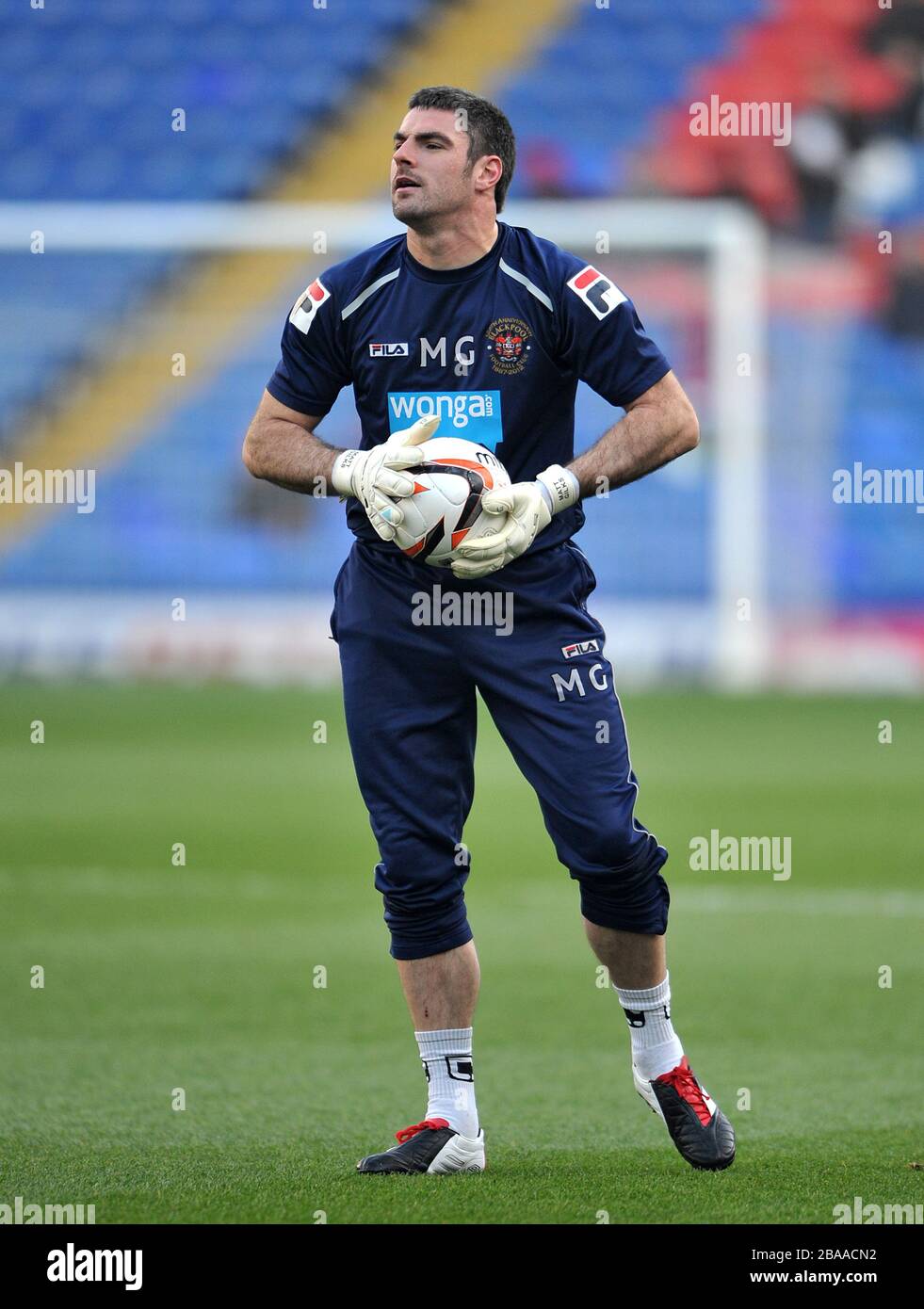 Matt Gilks, Blackpool goalkeeper Stock Photo - Alamy