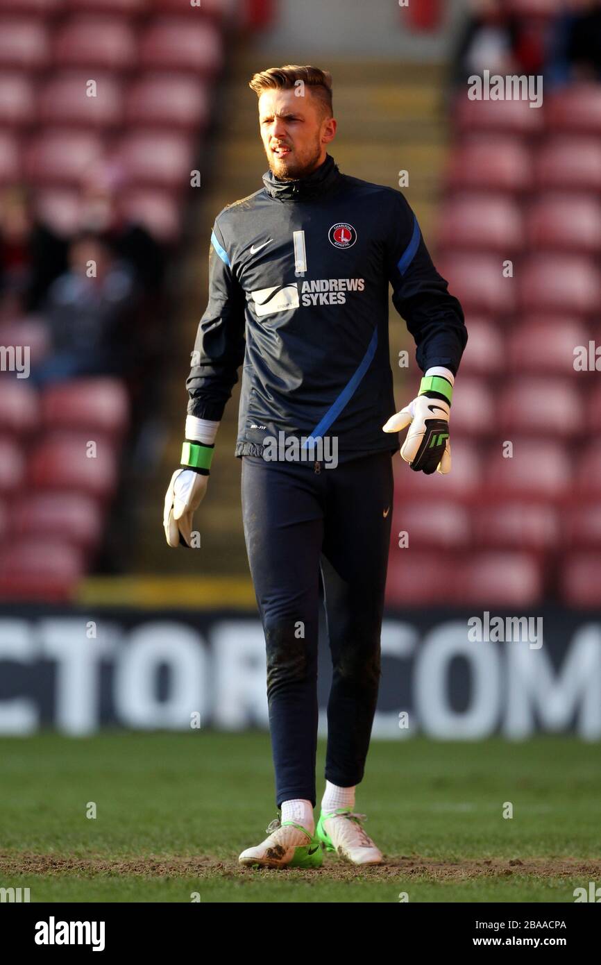 Ben Hamer, Charlton Athletic goalkeeper Stock Photo - Alamy