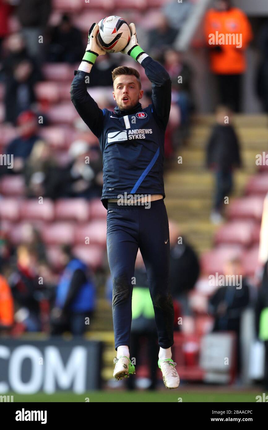Ben Hamer, Charlton Athletic goalkeeper Stock Photo - Alamy