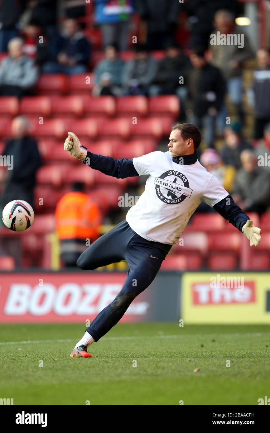 David Button, Charlton Athletic goalkeeper Stock Photo - Alamy