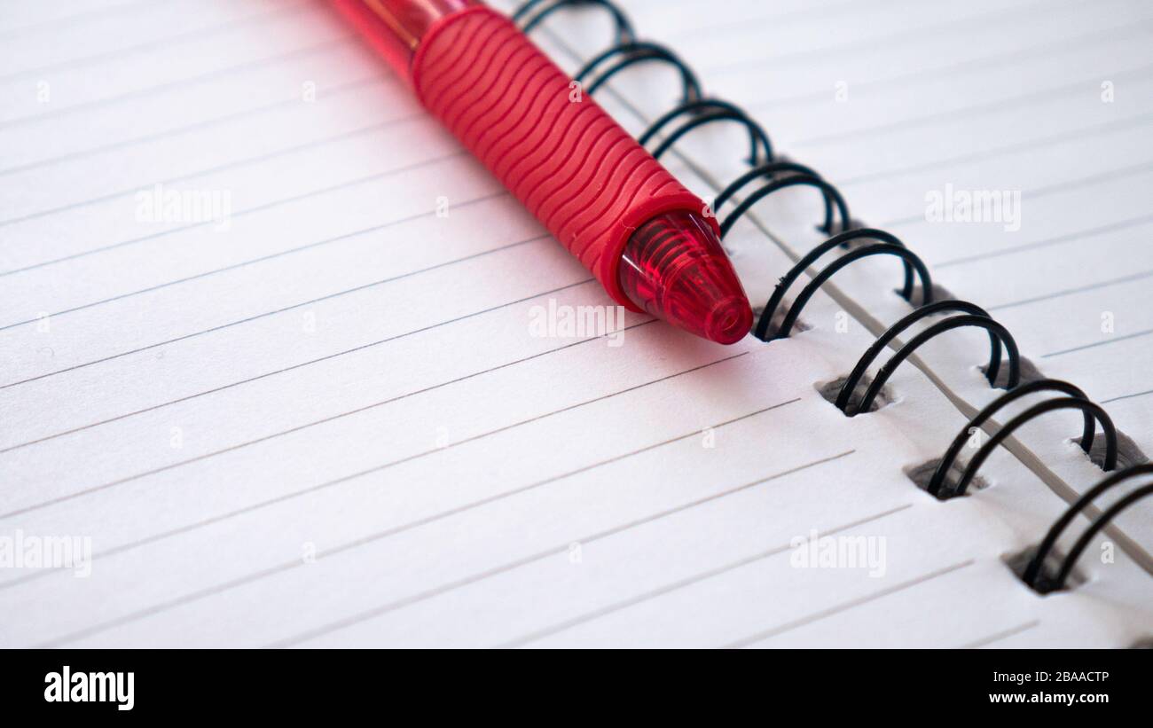 Black ringed notebook hi-res stock photography and images - Alamy