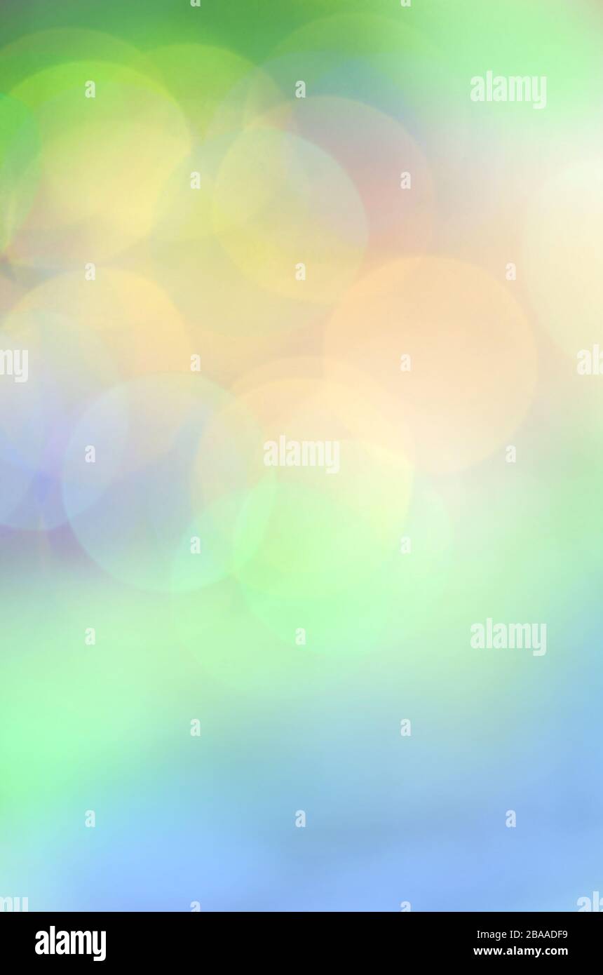 Winter seasonal bokeh background. Blue bokeh light backgrounds. Blue bubble background. Abstract ...
