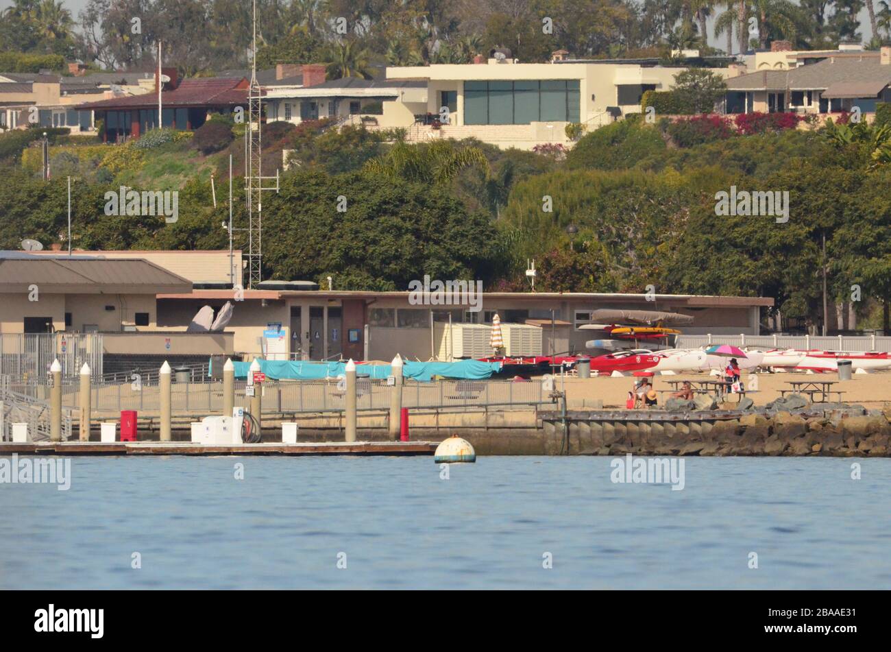 Newport Beach Harbor Balboa Island California Stock Photo - Alamy