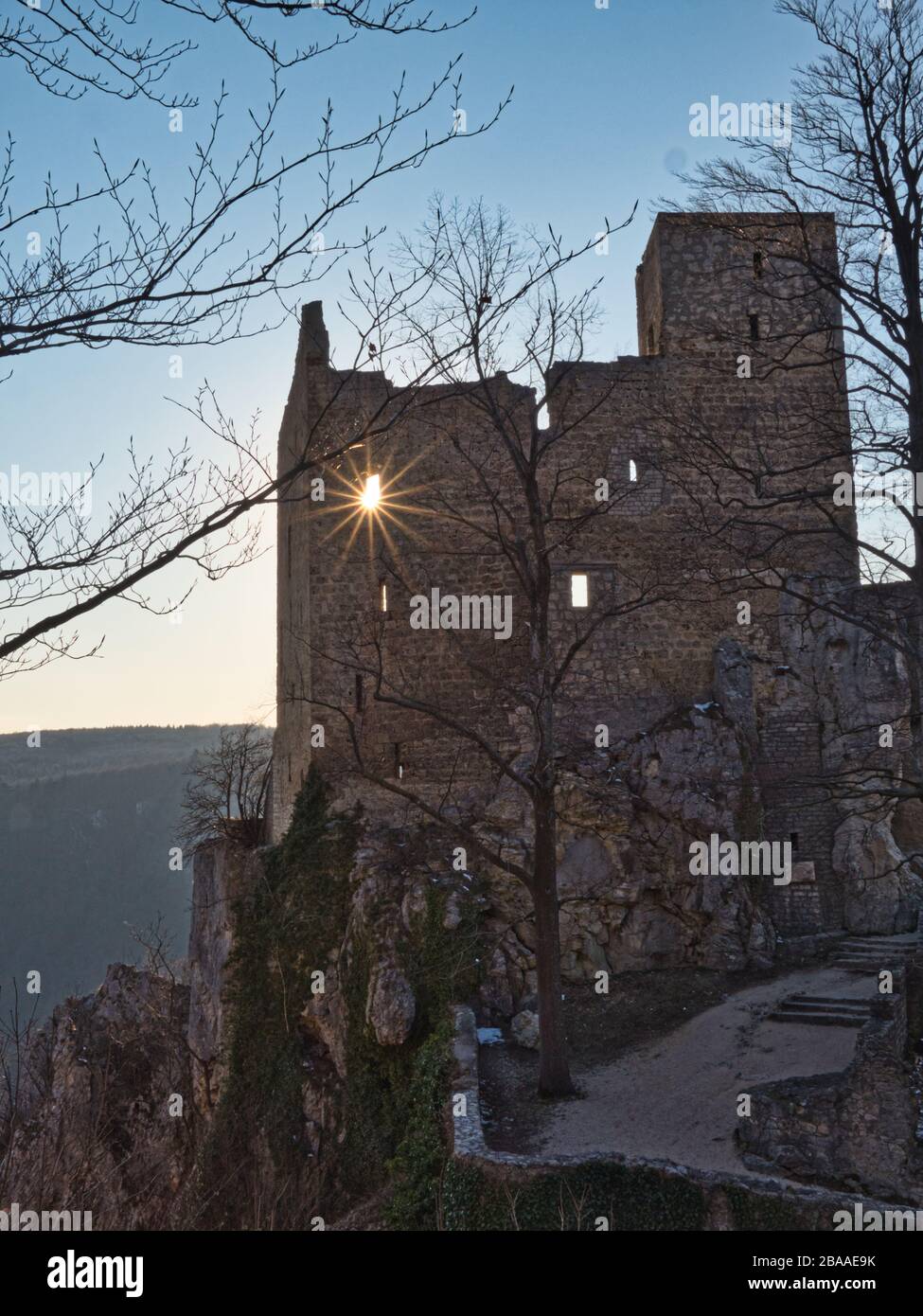 Old Castle ruins in Germany Stock Photo - Alamy