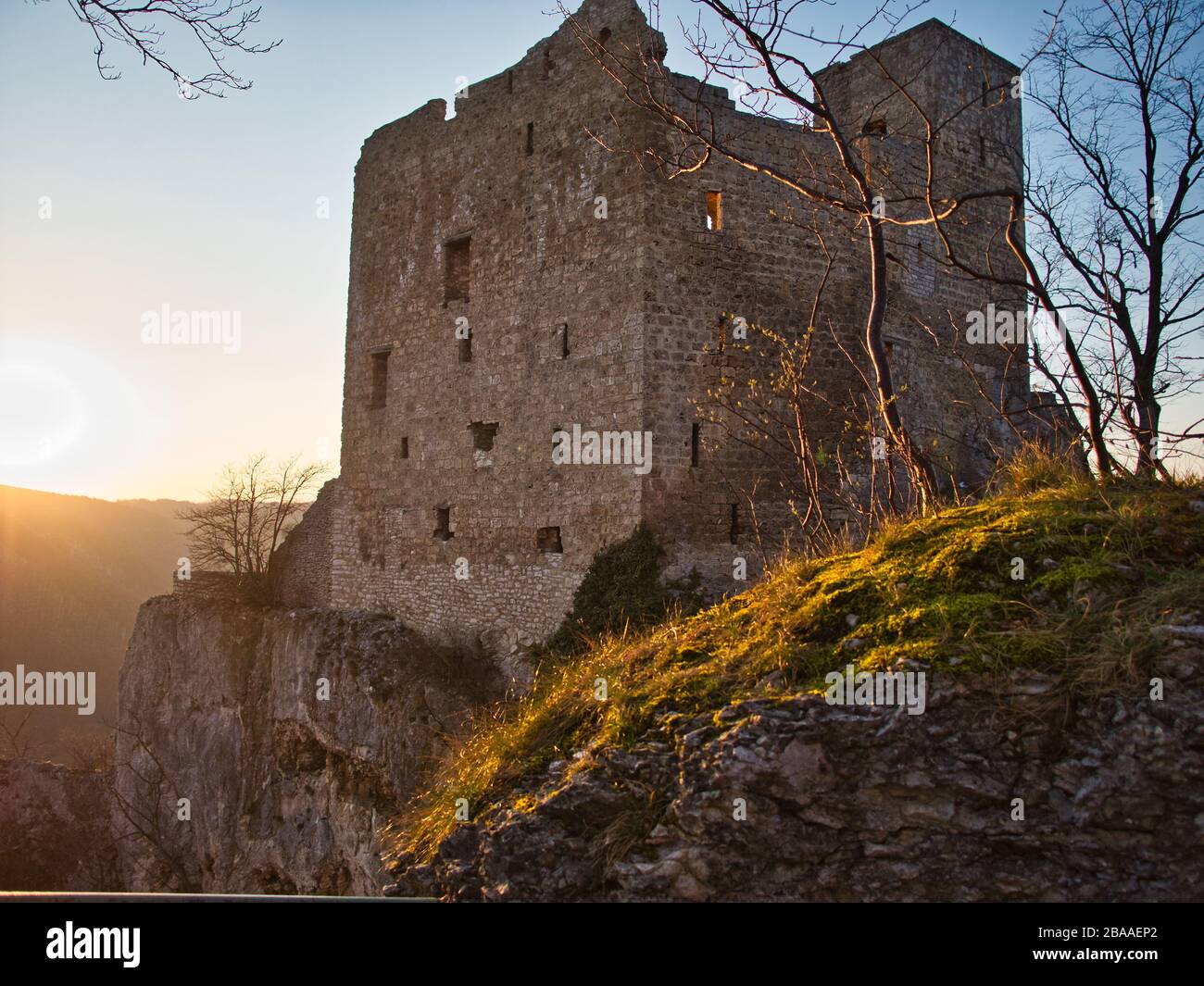 Old Castle ruins in Germany Stock Photo - Alamy