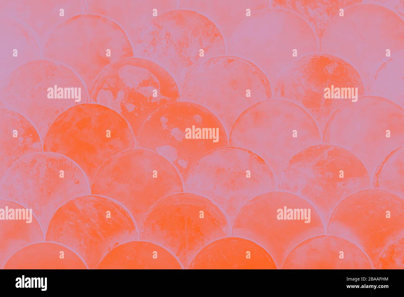 Fish scales japanese pattern. Pink and orange gradient abstract ...