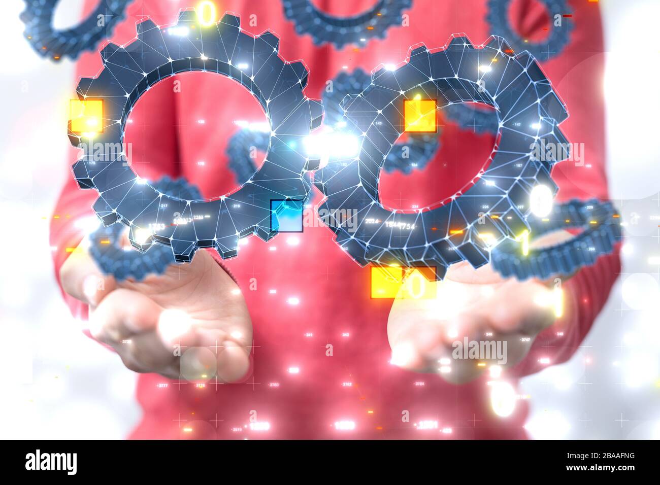A business team gear to success concept Stock Photo - Alamy