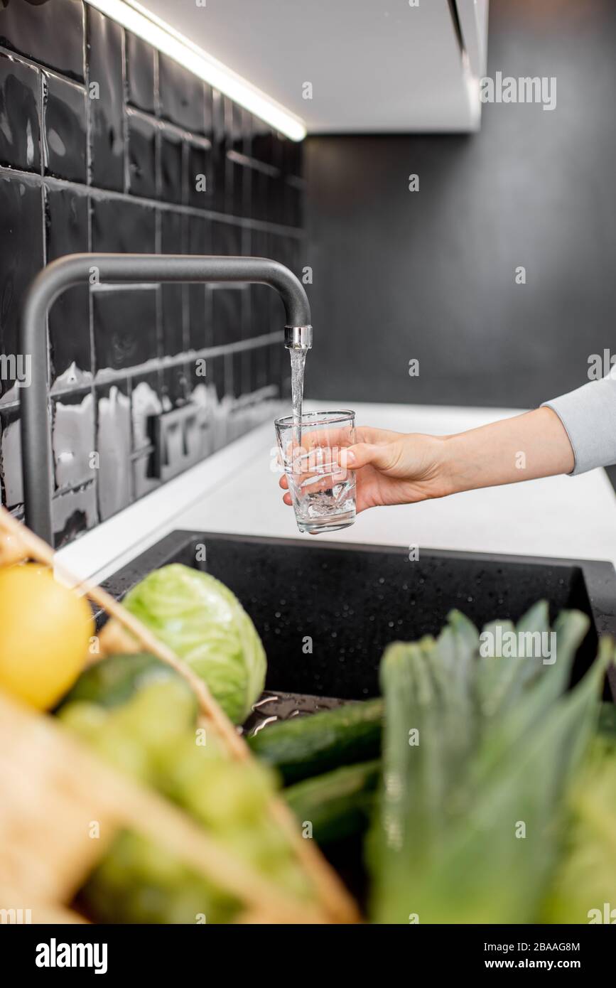 Tap water glass hi-res stock photography and images - Alamy