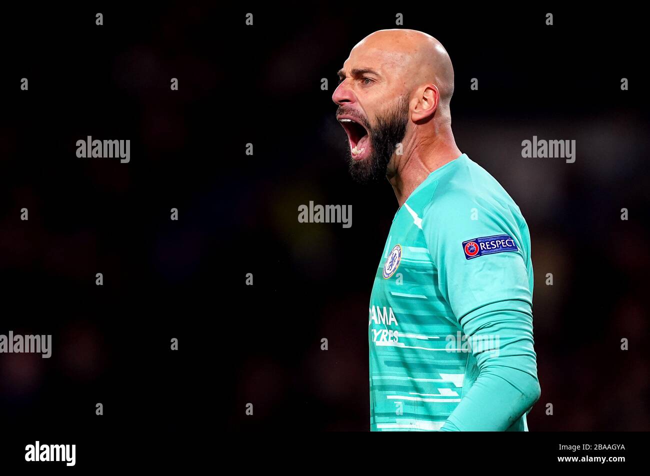 Chelsea goalkeeper Willy Caballero Stock Photo - Alamy