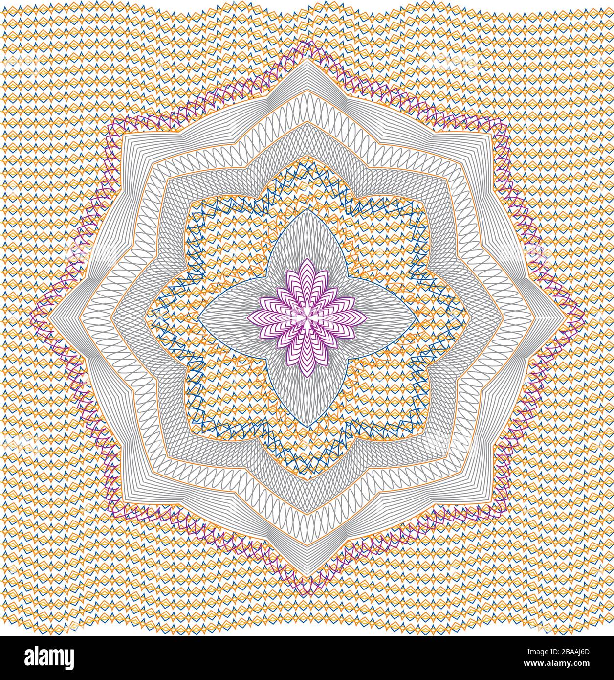 Elegant guilloche designs for gift certificate, voucher,money,diploma ...