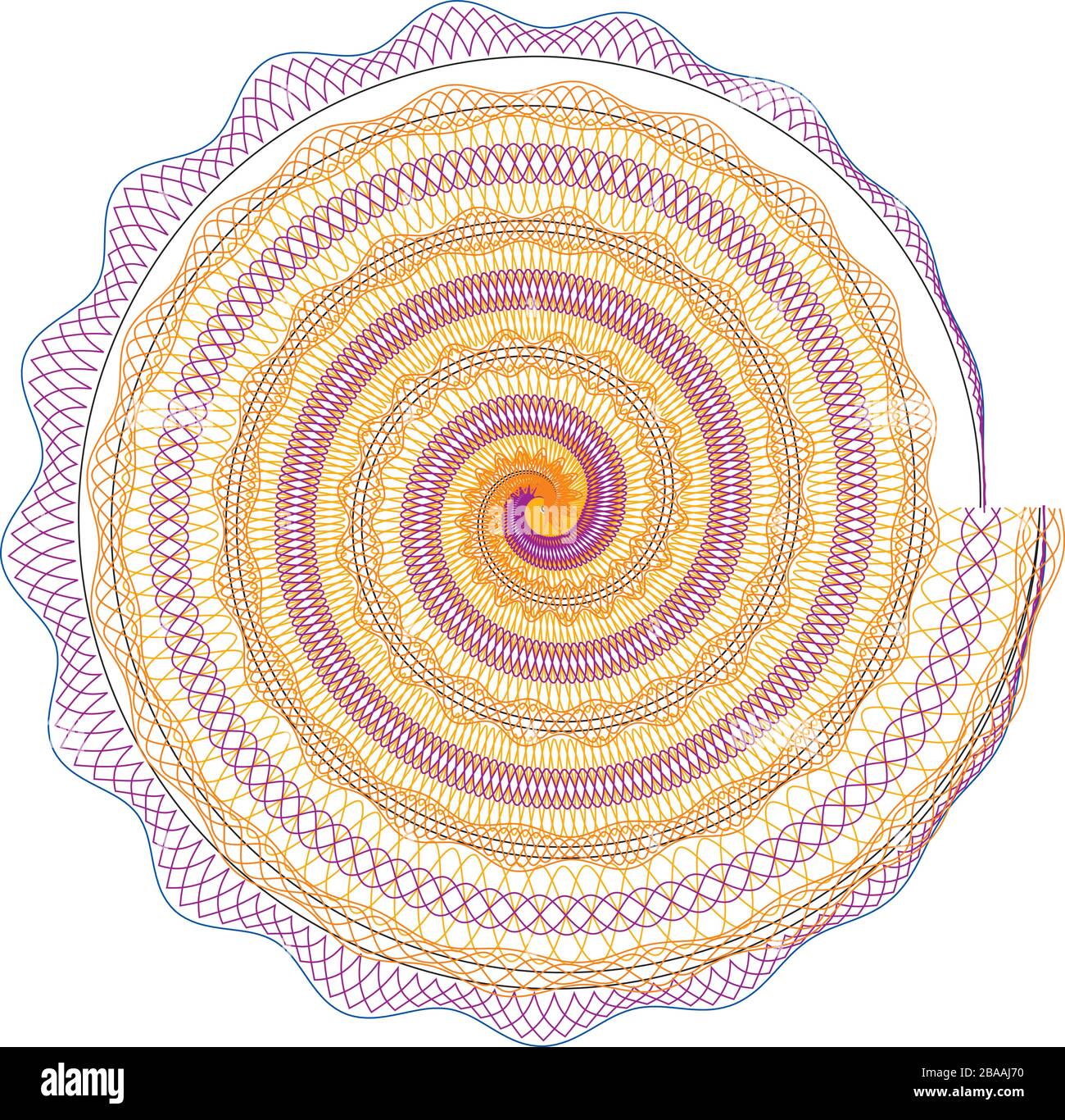 Elegant guilloche designs for gift certificate, voucher,money,diploma ...