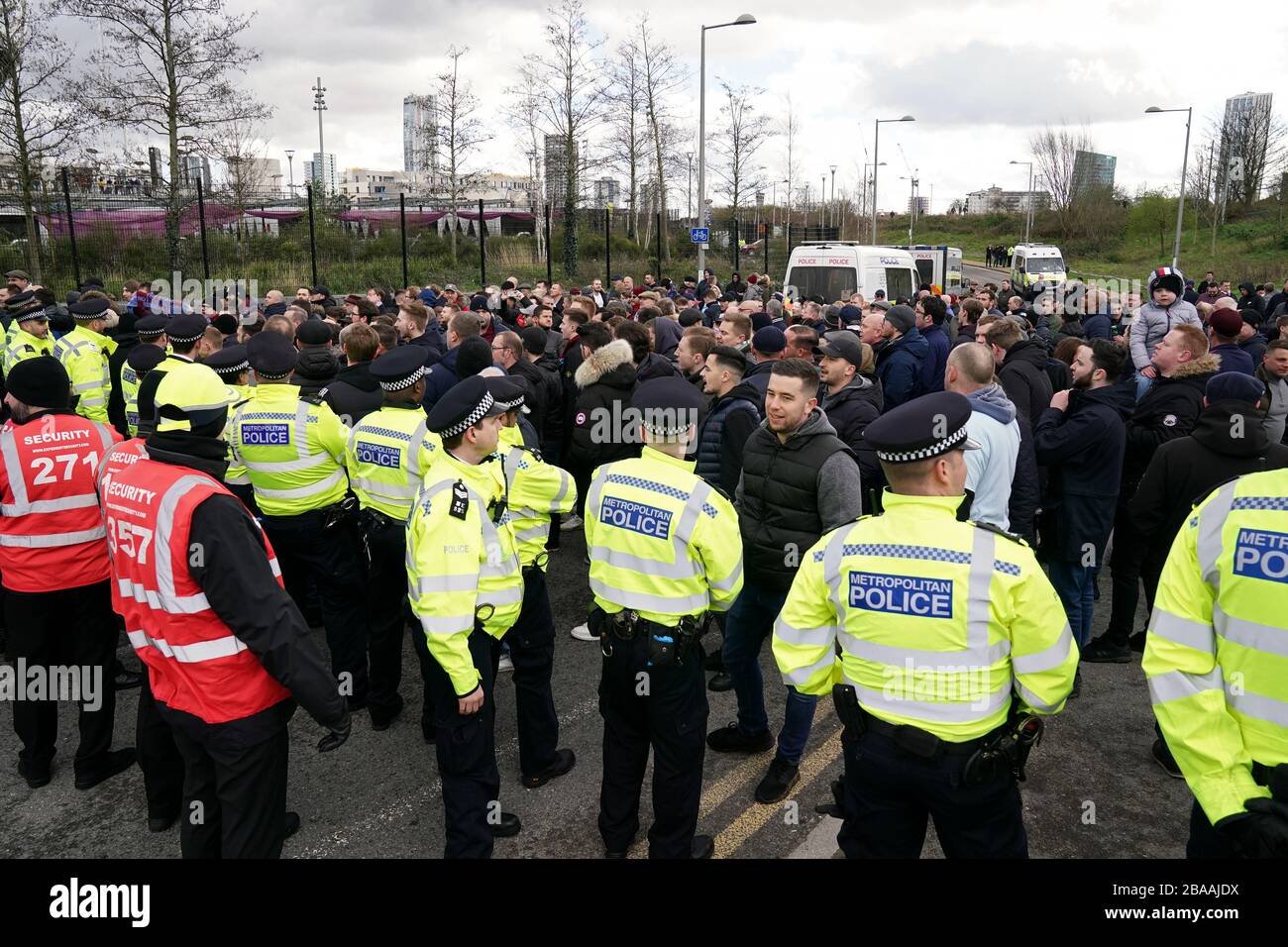 Stadium police hi-res stock photography and images - Alamy