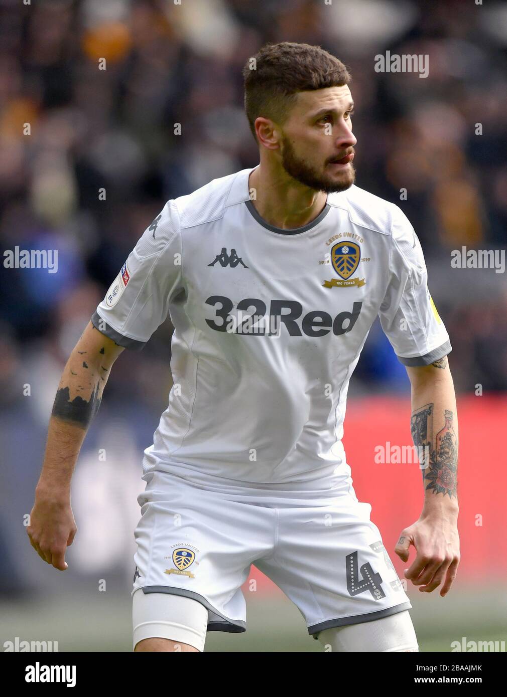 Leeds United's Adam Forshaw Stock Photo - Alamy