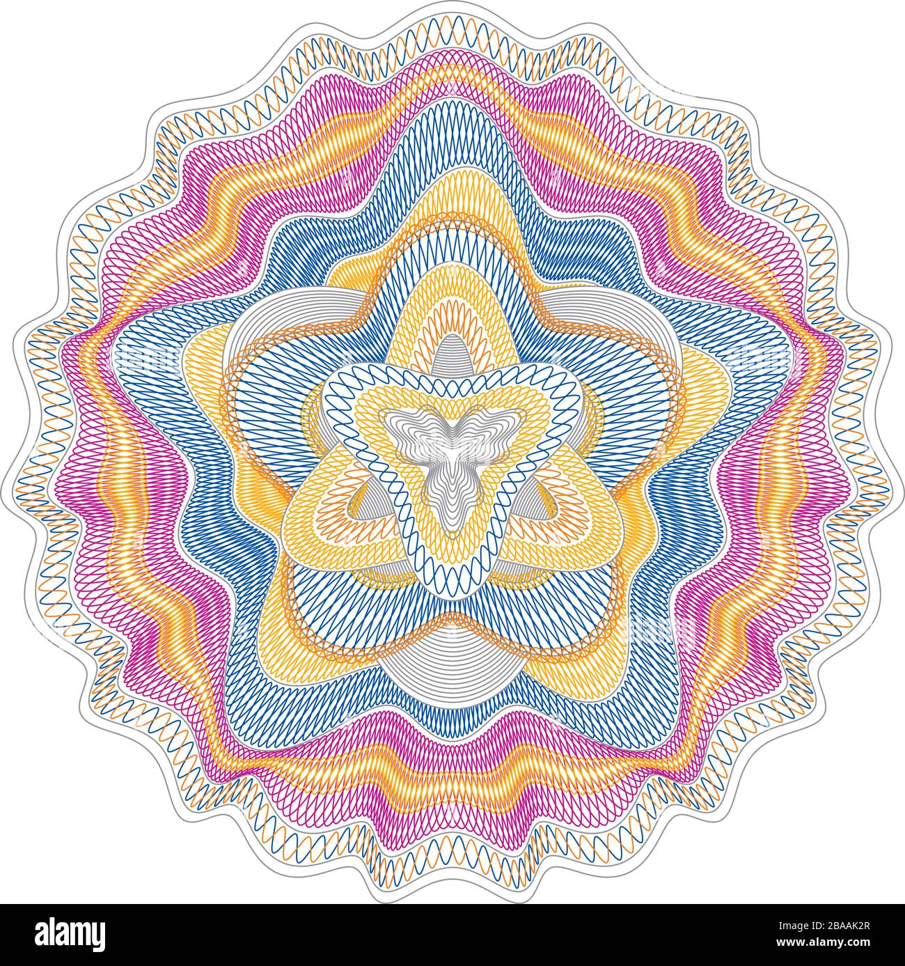 Elegant guilloche designs for gift certificate, voucher,money,diploma ...