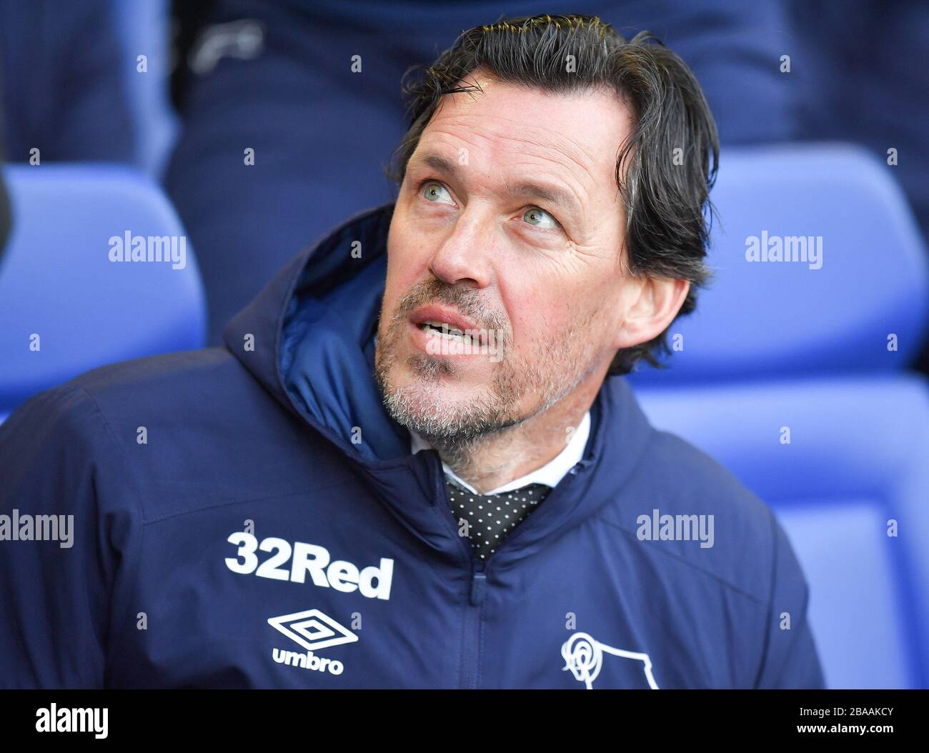 Derby County's assistant manager Chris van der Weerden Stock Photo - Alamy