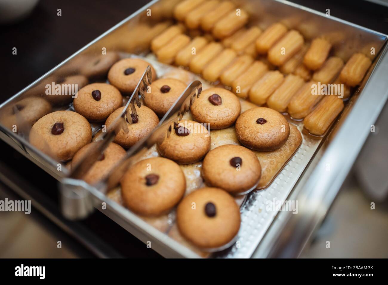 Delicious decorated biscuits on the table. Party and food Stock Photo ...