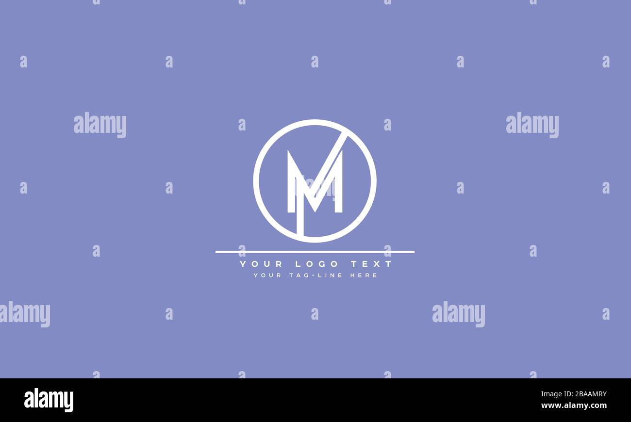 Letter m logo vector vectors hi-res stock photography and images - Alamy