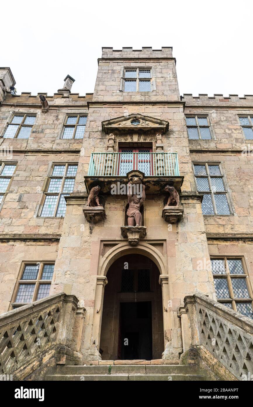 Entrance to the Little Castle within Bolsover Castle, Leicestershire ...