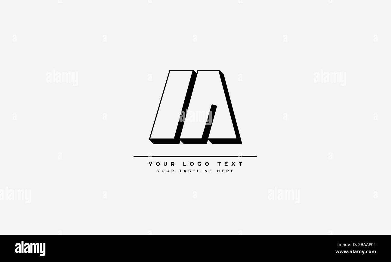 Abstract letter M, MM Alphabet Logo Design Stock Vector Image & Art - Alamy