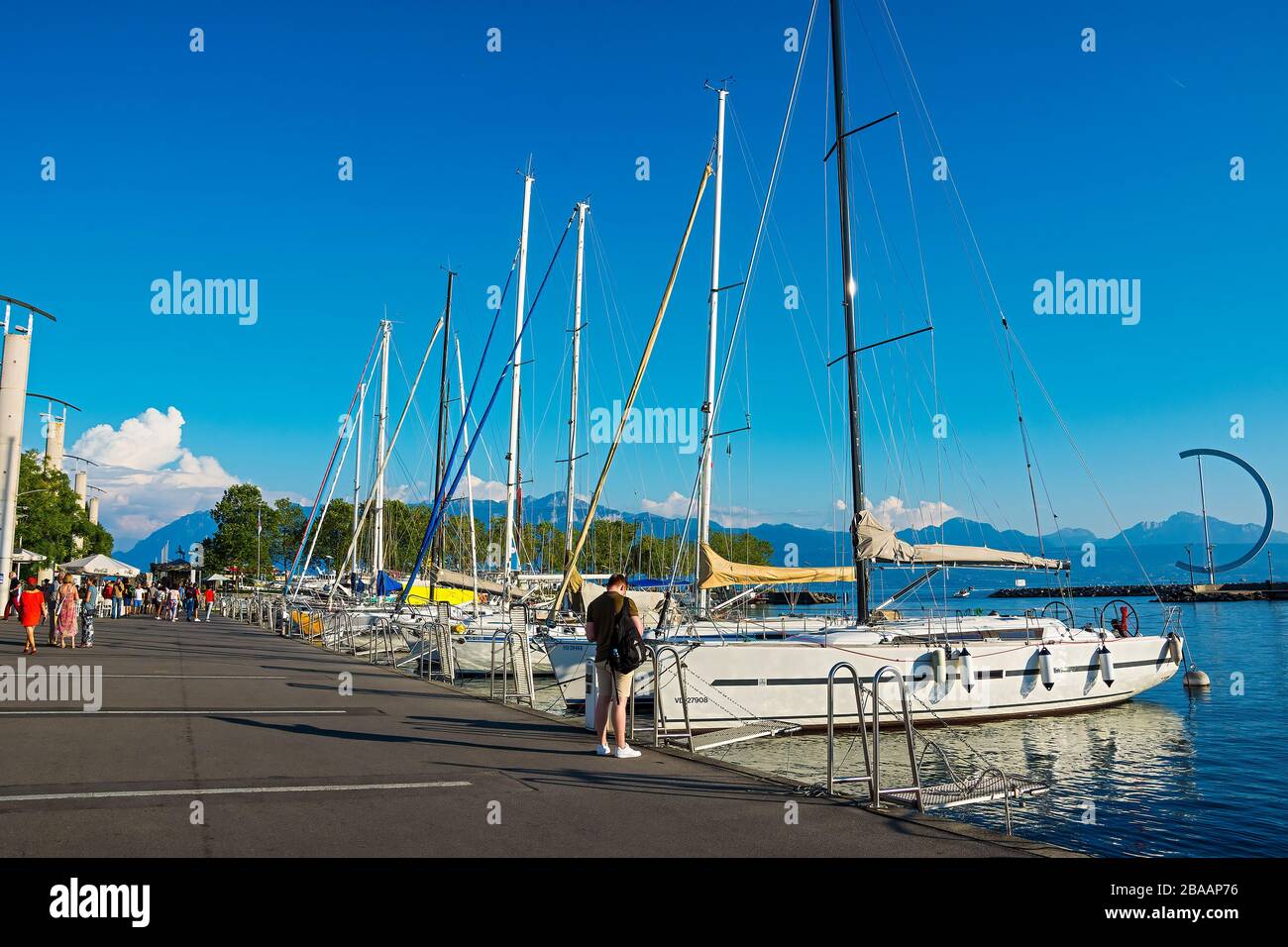 Ouchy waterfront hi-res stock photography and images - Alamy