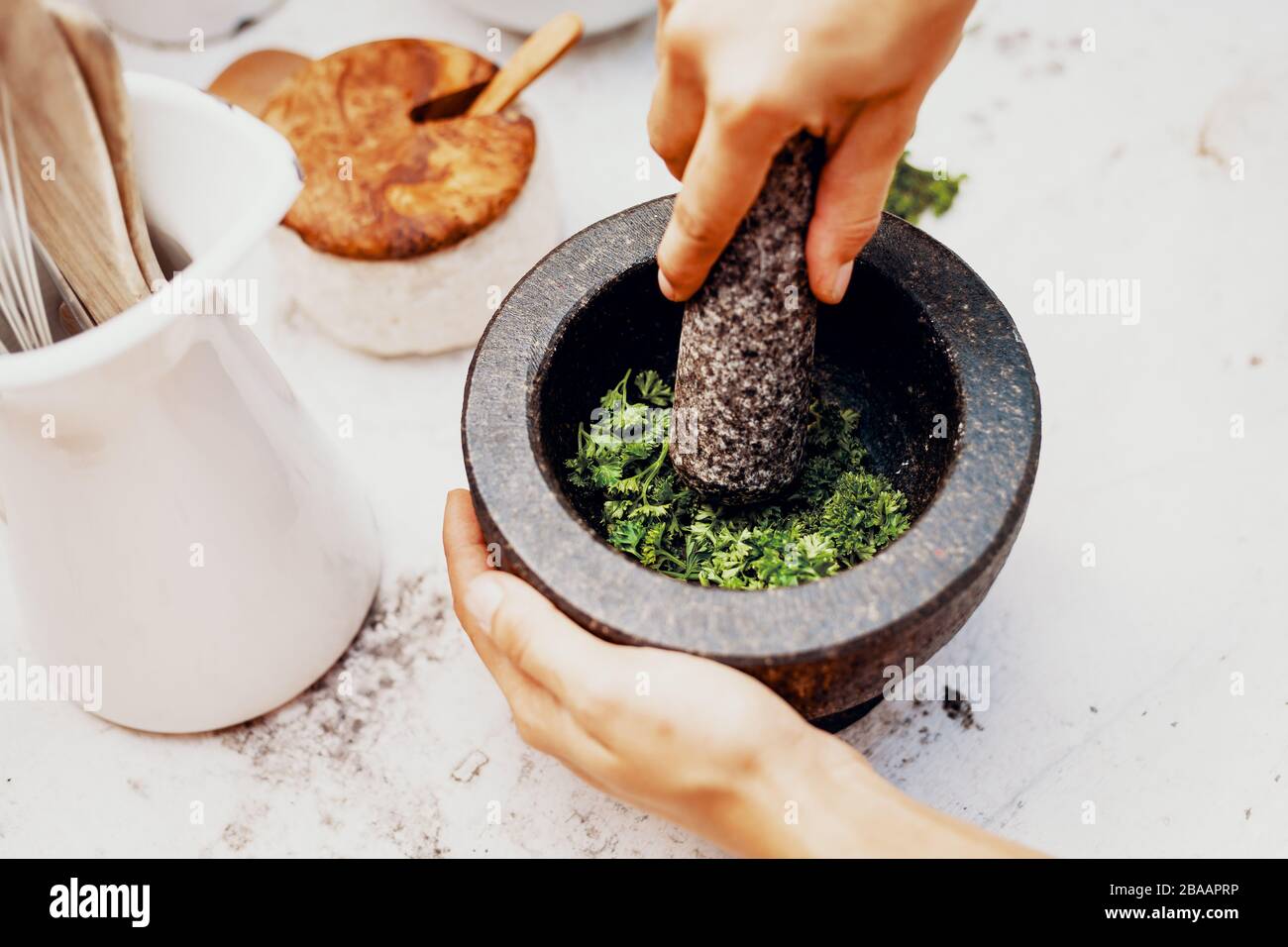 Natural salt production hi-res stock photography and images - Alamy