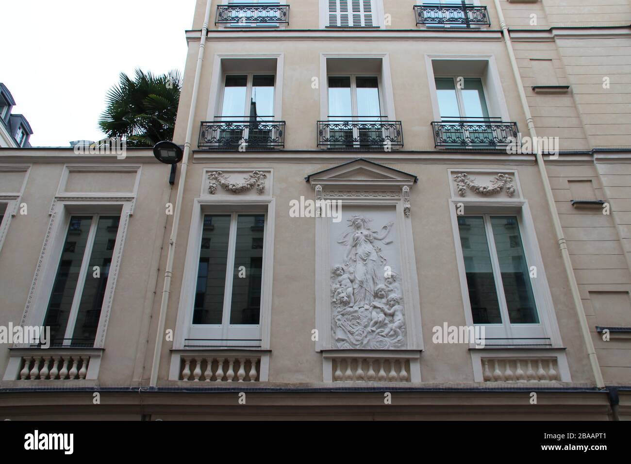 flat building (?) in paris (france Stock Photo - Alamy