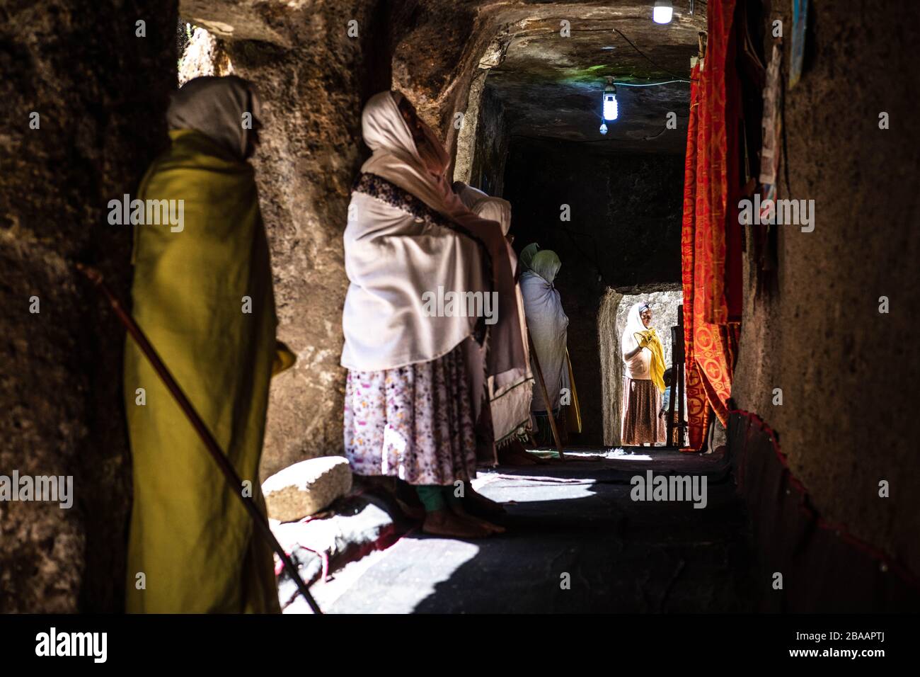 Africa, Ethiopia, Adadi Mariam. Religious procession in Adadi Mariam ...