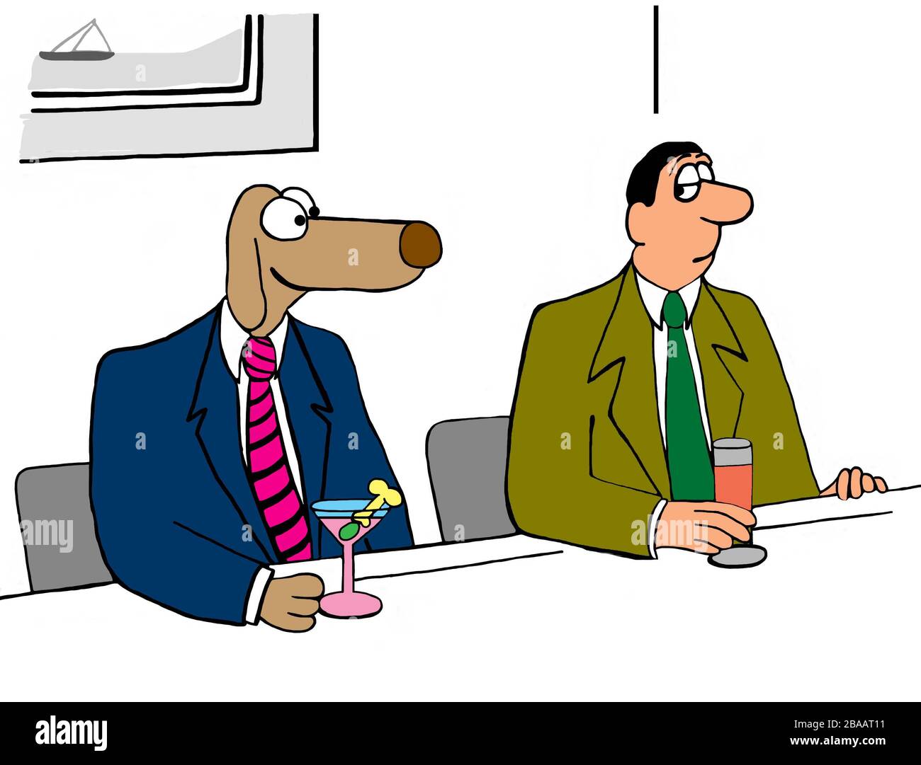 Cartoon happy dog hi-res stock photography and images - Alamy