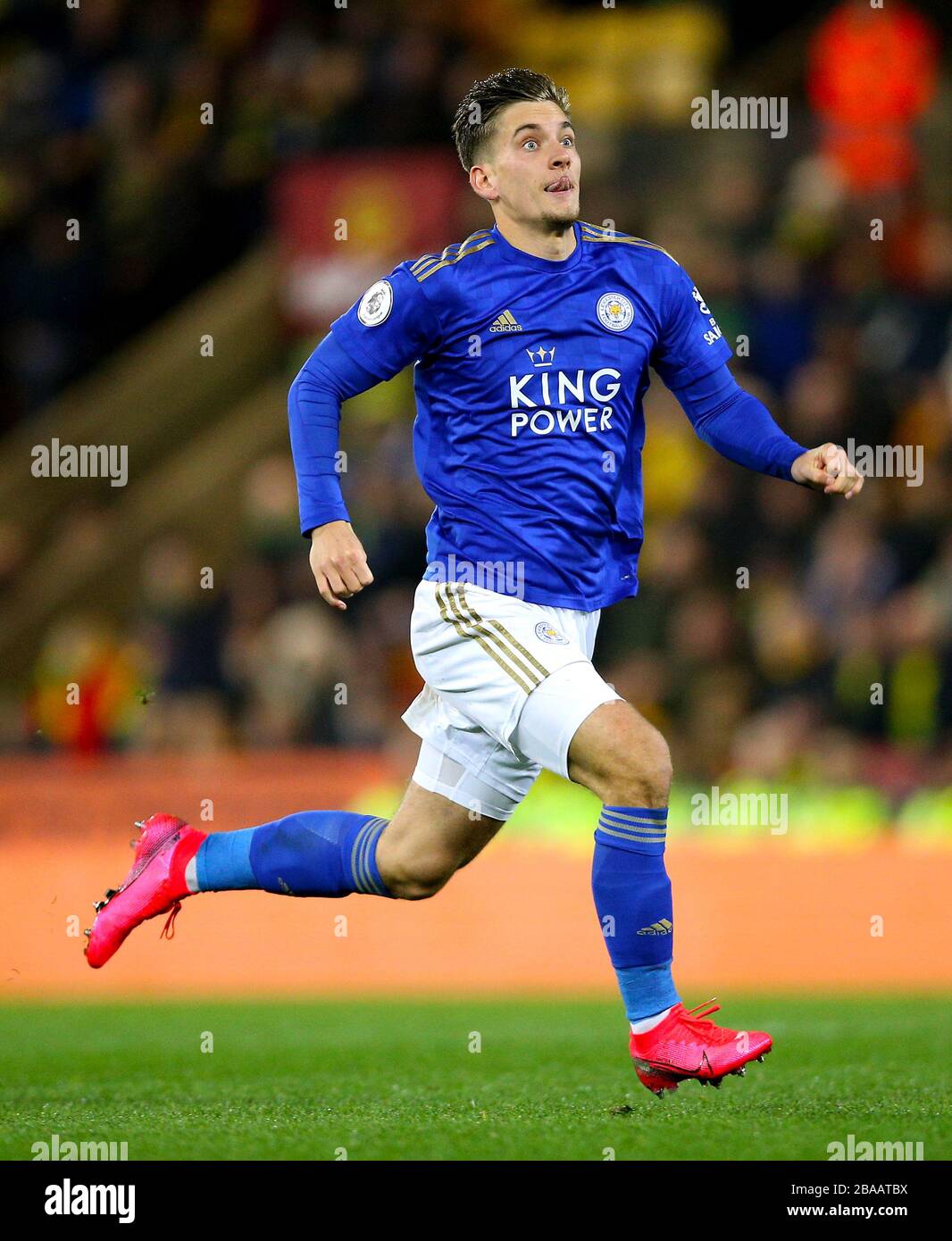 Leicester City's Dennis Praet Stock Photo - Alamy
