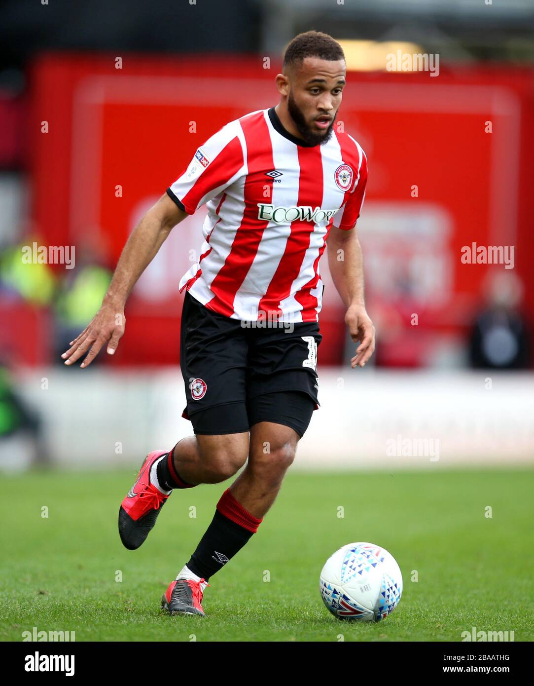 Brentford's Bryan Mbeumo in action Stock Photo - Alamy